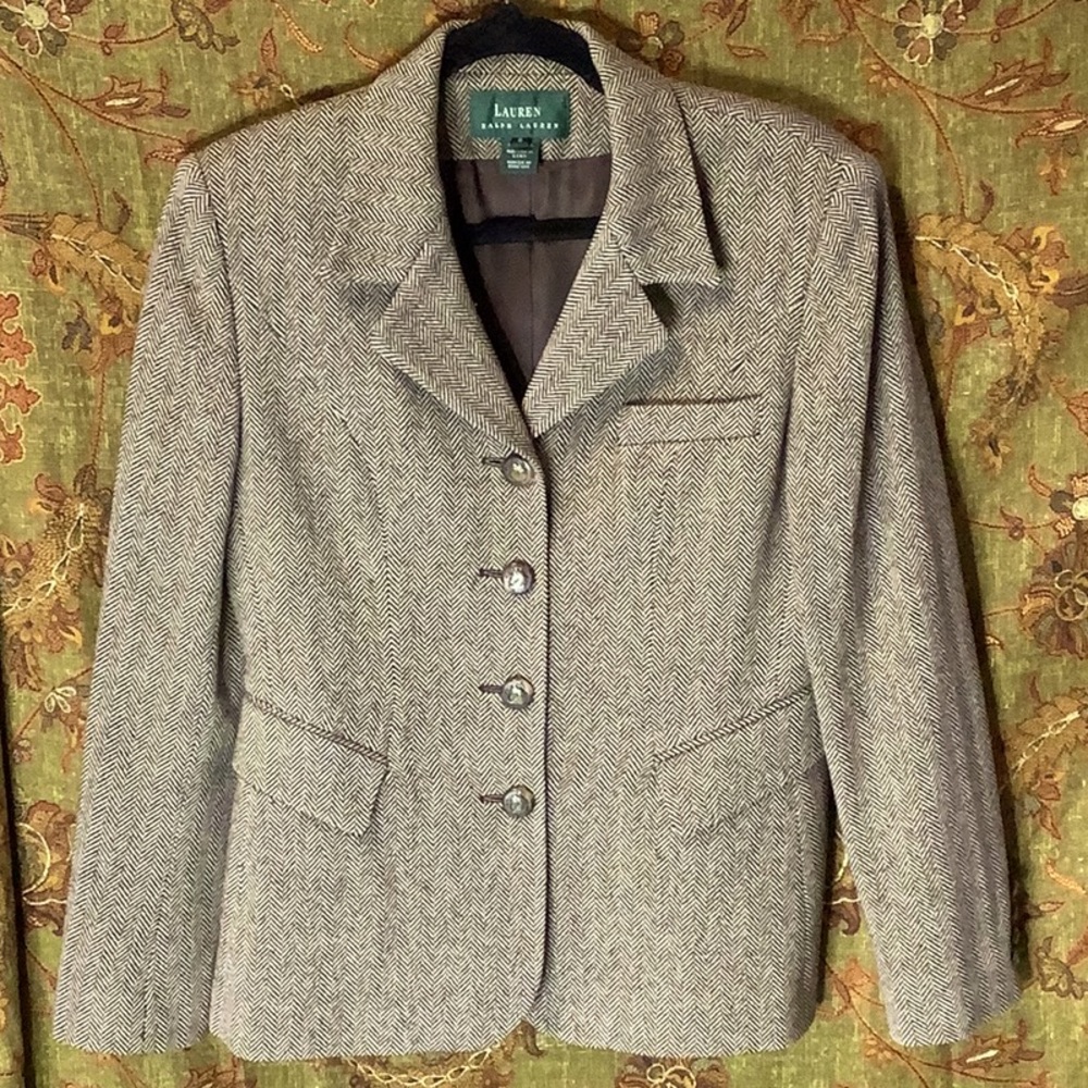 Lauren Ralph Lauren. Tweed Jacket - Gem